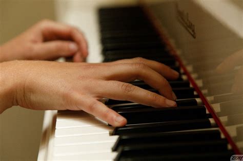 Sweet Pretty Brunette Oxana Chic Loves Teasing Over Her Piano 8 Photos