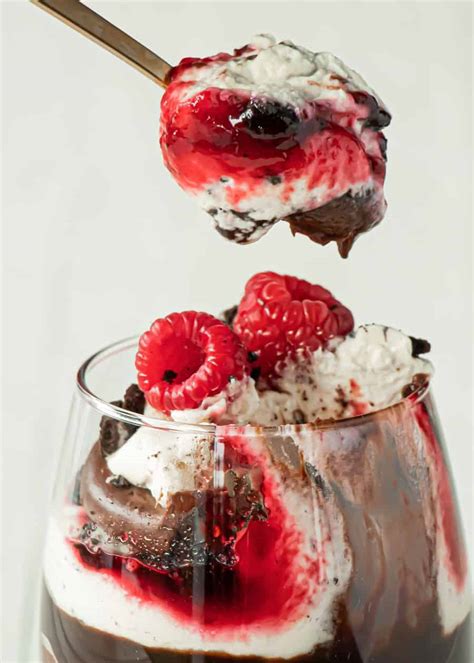 Chocolate And Raspberry Parfait Dessert For Two The Scran Line