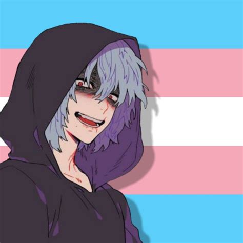 Shigaraki Trans Pride Profile Picture Lgbt Pride Art Anime Cute