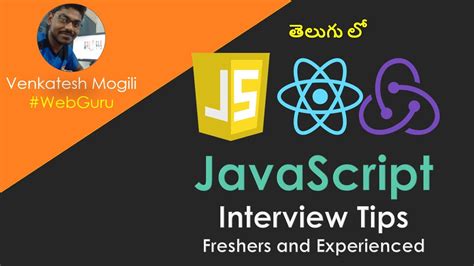 Javascript Practical Interview Tips For Freshers And Experienced Developers Venkateshmogili