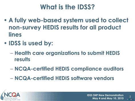 PPT Interactive Data Submission System IDSS Michele M Taylor Data Reporting Analyst DCO