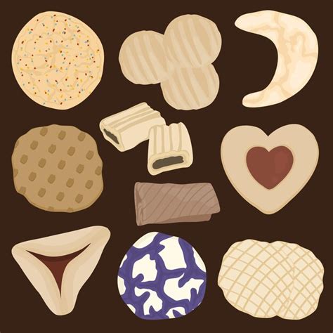 Premium Vector Sweet Cookies Cute Hand Drawn Illustration