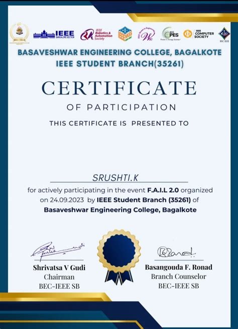 Srushti K On Linkedin Achievementunlocked Ieee Technicalexellence