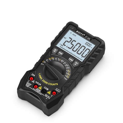 25000 Counts Large Size Digital Multimeter With Automatic Range Square Wave Output Lighting