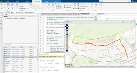 Mapped My Morning Run Today With Matlab Mobile Just Logged In And