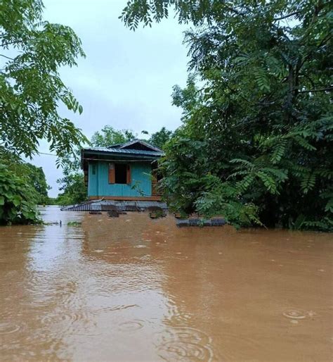 ရခိုင်က မြို့နယ် ၄ ခုတွင် ရေဘေးကြုံတွေ့နေ Bur Mizzima Com