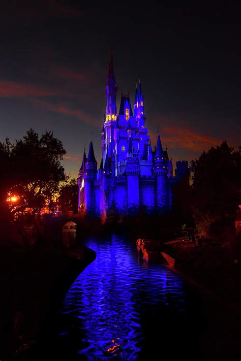 Sunset At Cinderella Castle Photograph By Mark Andrew Thomas Pixels