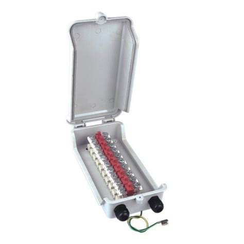 Telephone Distribution Box With Protection Easy Operation 10 Pairs Stb Module