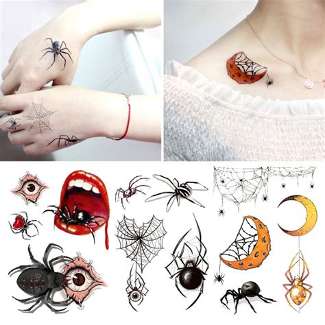 스마트보이 3d Sc할로윈 거미 문신 스파이더 타투 스티커 12종 헤나할로윈타투할로윈스티커할로윈문신할로윈행사할로윈파티할로윈축제할로윈놀이할로윈꾸미기마스크