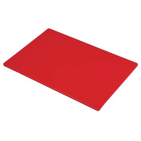 Kleurcode Snijplank Rood 45x30x1 2cm Hygiplas J255 Horecarama