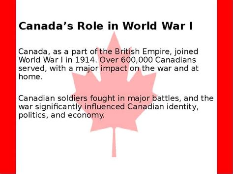Canada In Ww1 Canadian History Ww1 First World War 1 Canada