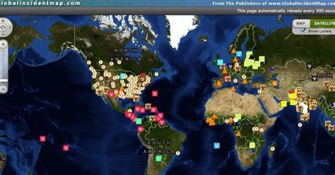 Global Incident Map Shows Crises As They Happen Huffpost Uk Tech