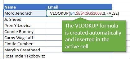 VLOOKUP Assistant Preview Excel Campus