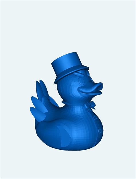 3mf File Posh Duck 🦆 ・3d Printer Design To Download・cults