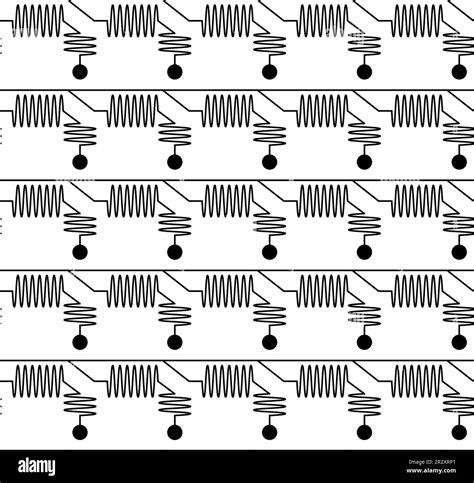 Quantum Computer Pcb Wires Seamless Pattern Vector Quality Stock