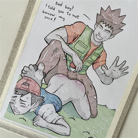 Rule 34 Artbybrolin Ash Ketchum Brock Pokemon Femboy Gay Male Only Nsfw Pokemon Satoshi