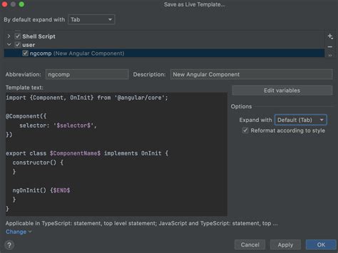 Creating And Using Code Snippets With Placeholders The Webstorm Blog