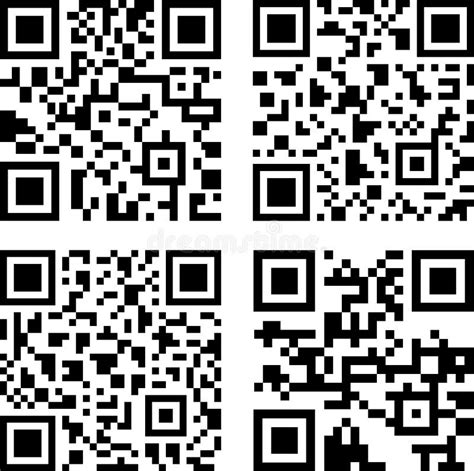 2d barcodes stock vector illustration of selling white 8599915