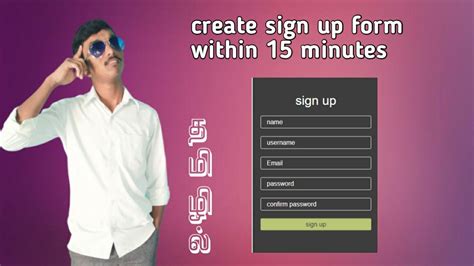 How To Create Html Form With In 15 Minutesusing Notepad Youtube