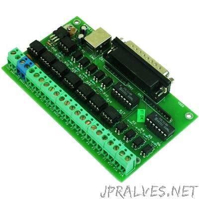 Optically Isolated LPT Breakout Board For CNC Routers Jpralves Net