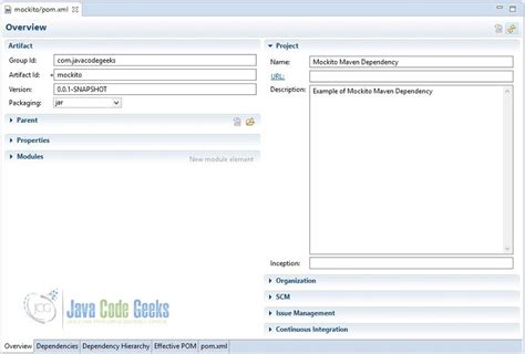 Mockito Maven Dependency Example Java Code Geeks