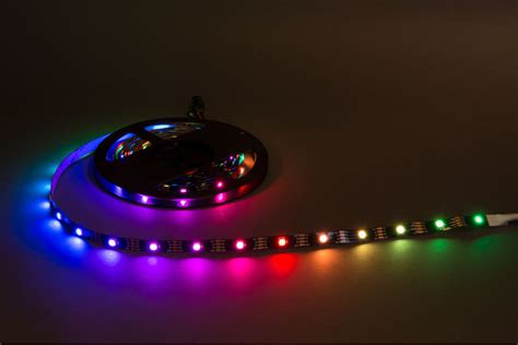 Digital Rgb Ledstrip Ws2813 30 Led Black Pcb 1m Kiwi Electronics