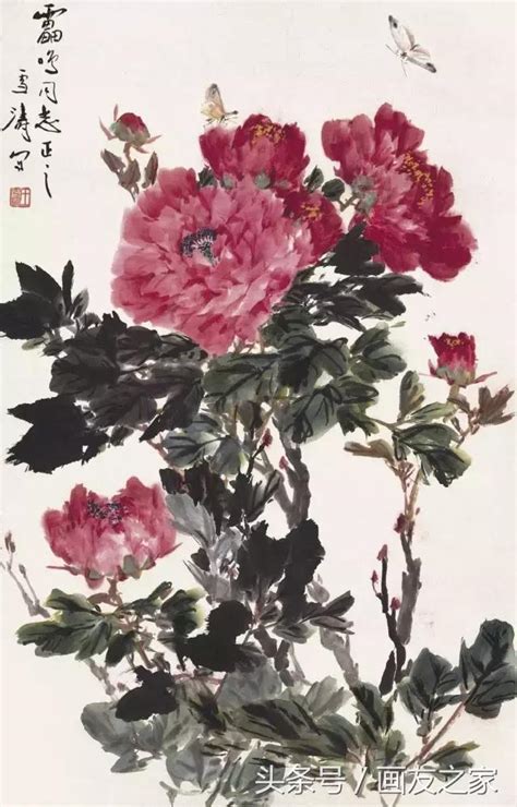 王雪濤寫意牡丹至今無人出其右 每日頭條