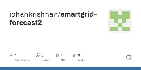 Github Johankrishnansmartgrid Forecast2