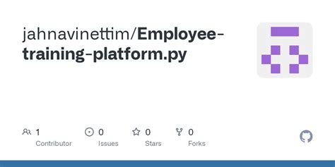 GitHub Jahnavinettim Employee Training Platform Py
