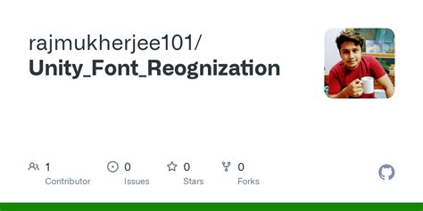 Github Rajmukherjee101unityfontreognization