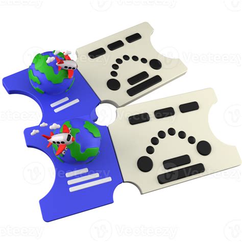 Boarding Pass 3d Illustration 72976980 Png