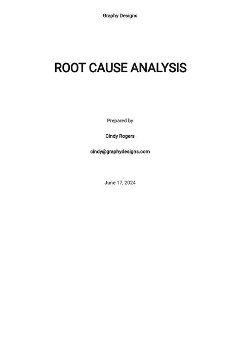 Defect Root Cause Analysis Template Google Docs Word Template Net