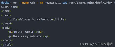 编写Dockerfile制作Web应用系统nginx镜像生成镜像nginx v 并推送其到私有仓库 docker 用nginx 构建web镜像 CSDN博客