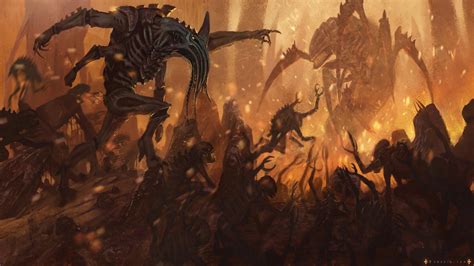 Warhammer 40k Tyranid Wallpaper Wallpapersafari