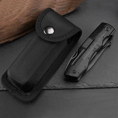 도구 접이식 플라이어 가방 군용 칼 커버 나일론 벨트 루프 운반 보관 허리 손전등 포켓 거치대 야외 티몬