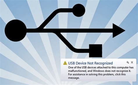 USB Device Not Recognized Causes And Rectification