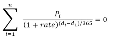 How To Calculate Rate Of Return On Investments Using Xirr Function Invested