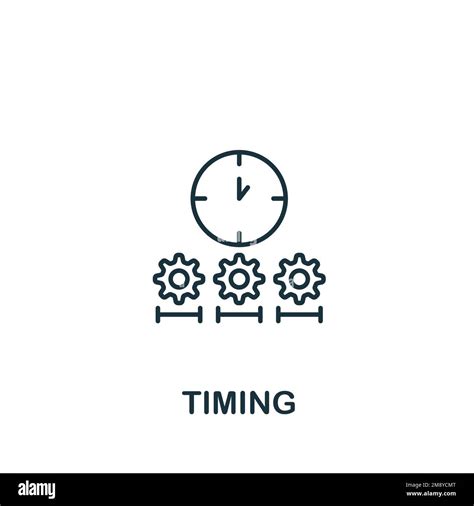 Timing Icon Simple Line Element Time Management Symbol For Templates Web Design And Timing Icon Simple Line Element Time Management Symbol For Templates Web Design And