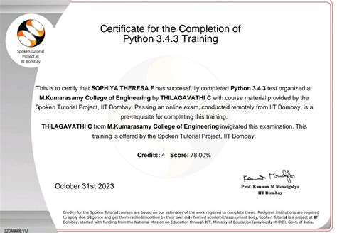 sophiya francis on linkedin got certification for the successful