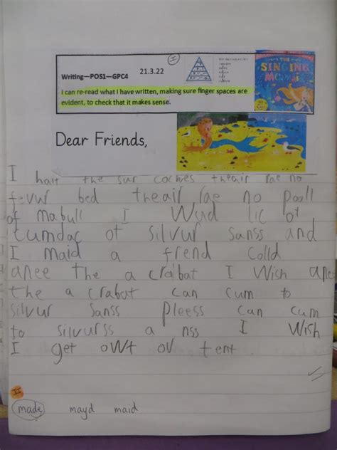 Y1 Writing Cookridge Primary