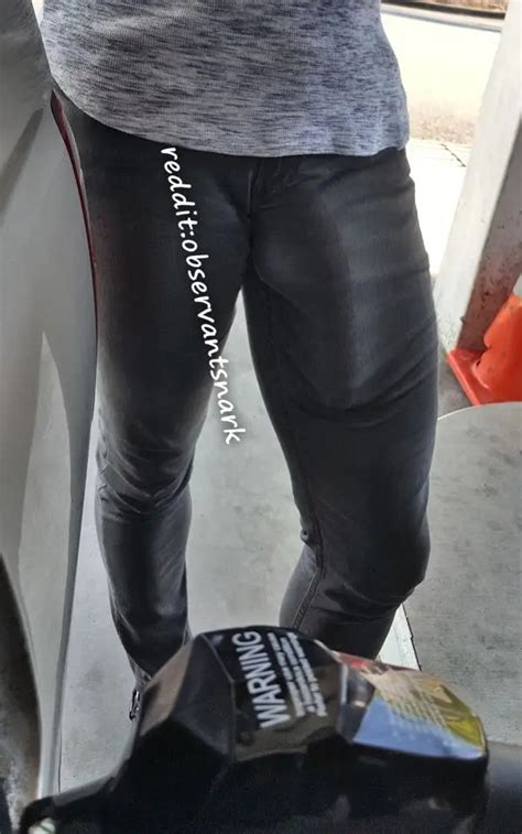 Turning Heads With 10 Of Thick Soft Dick Meat At The Gas Pump Dude