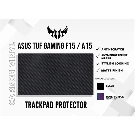 Asus Tuf Gaming F A A Asus Rog Strix G G Trackpad Protector Carbon Vinyl Sticker