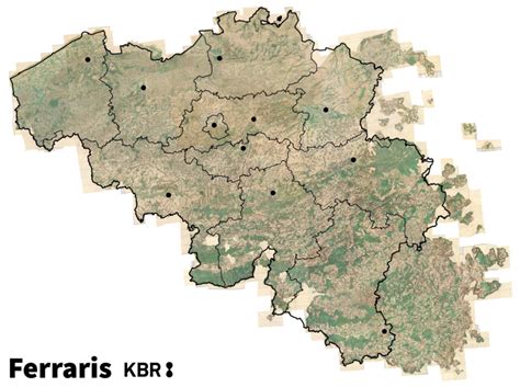 Carte De Ferraris Des Pays Bas Autrichiens 1771 1778 Webshop De L