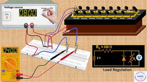 Voltage Regulator Circuit Using Zener Diode