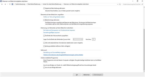 Windows 10 Java Access Bridge Barrierefreie Informatik