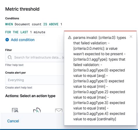 Metrics Alerts Fix Saving Doc Count Alerts With Previously Selected Metrics · Issue 62836