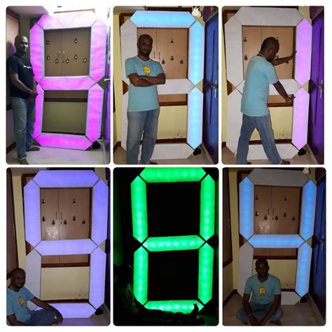 A 7 Foot Tall 7 Segment Display Arduino Blog