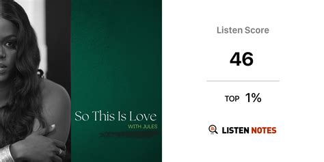 So This Is Love Podcast Julia Gaitho Listen Notes