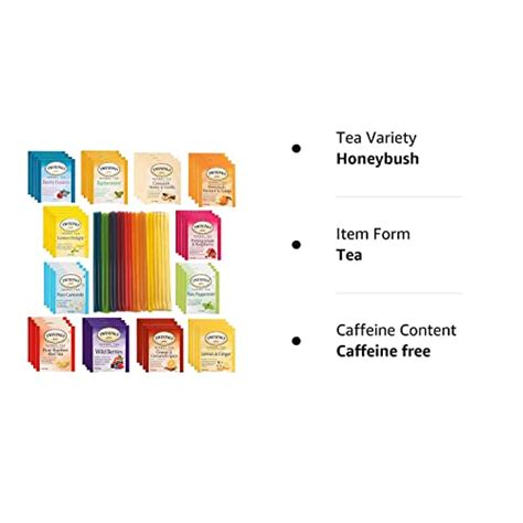 Twinings Tea Sampler Set 12 Flavors Assortment 48 Assorted Tea Bags With 20 Honey Sticks For Tea