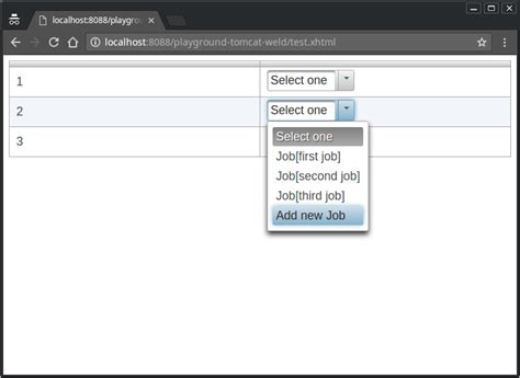 Add Link To Dynamically Insert An Element In Jsfprimefaces